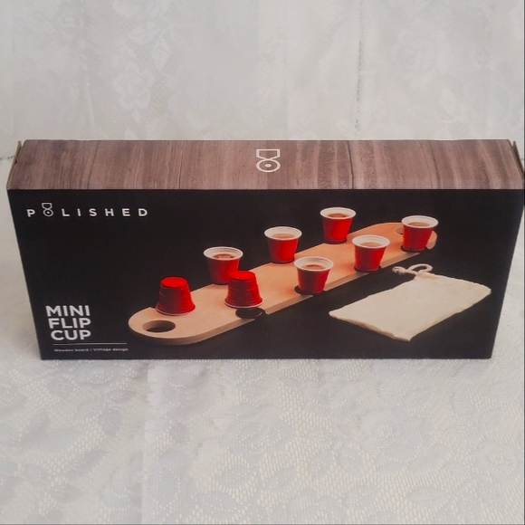 Unique Bargains | Games | Vintage Design Polished Mini Flip Cup Wooden ...
